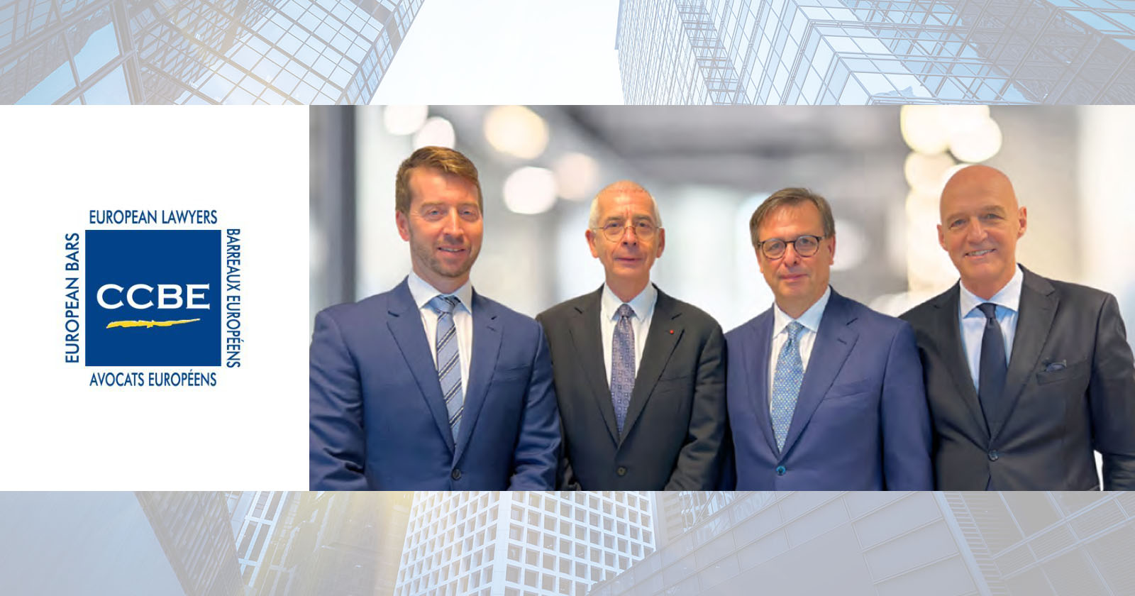 Thierry Wickers élu premier vice-président du CCBE